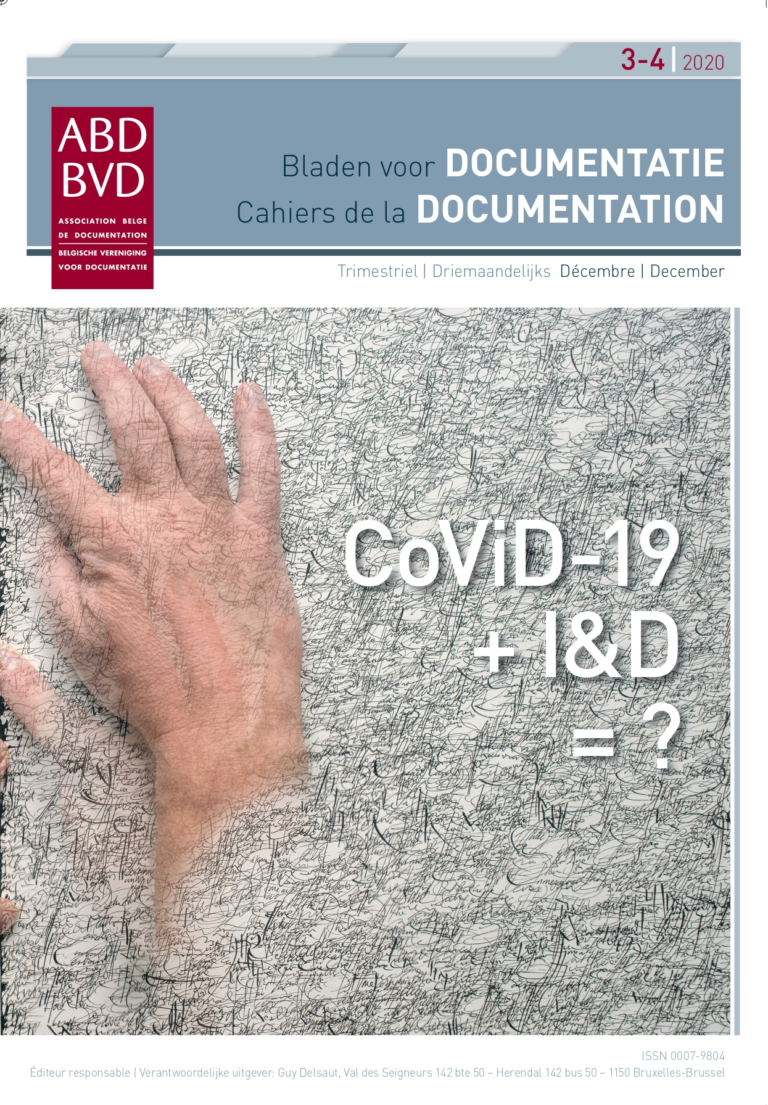 Cahiers de la Documentation 2020/3-4 (décembre 2020) - ABD-BVD